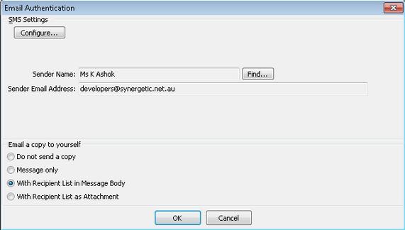 Synergetic SMS Service Gateway Administrator Guide