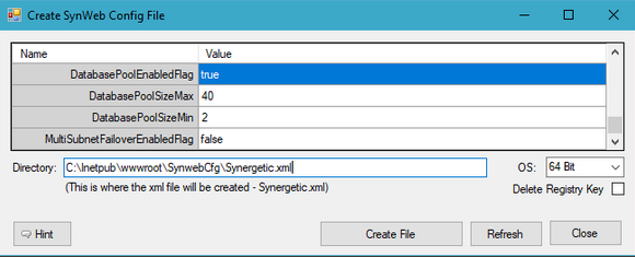 SynWeb - SQL Connection Pooling