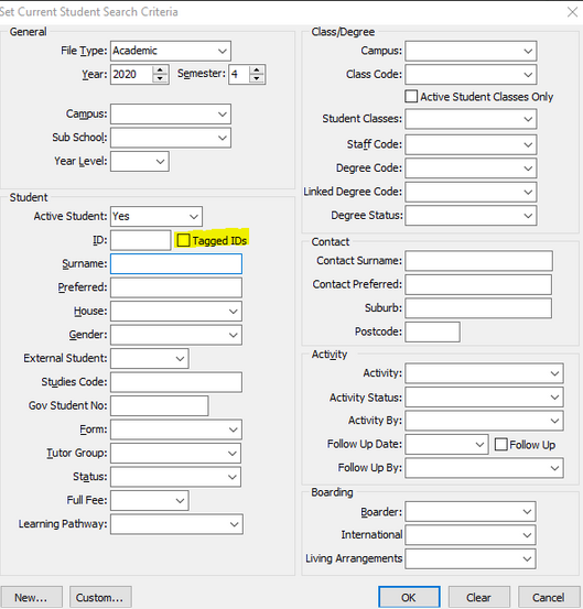 Change Student Form or House in bulk