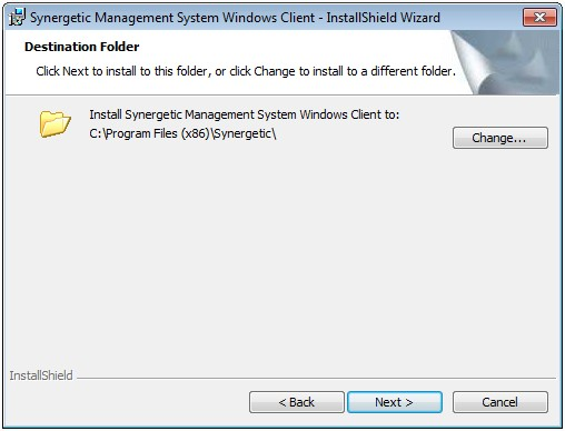 Synergetic Windows Client Installation