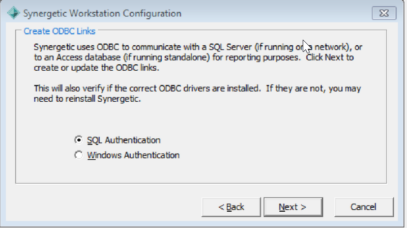 Synergetic Windows Client Installation