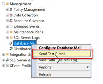 Database MailProfile