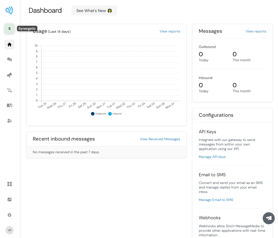 Synergetic SMS Service Gateway Administrator Guide