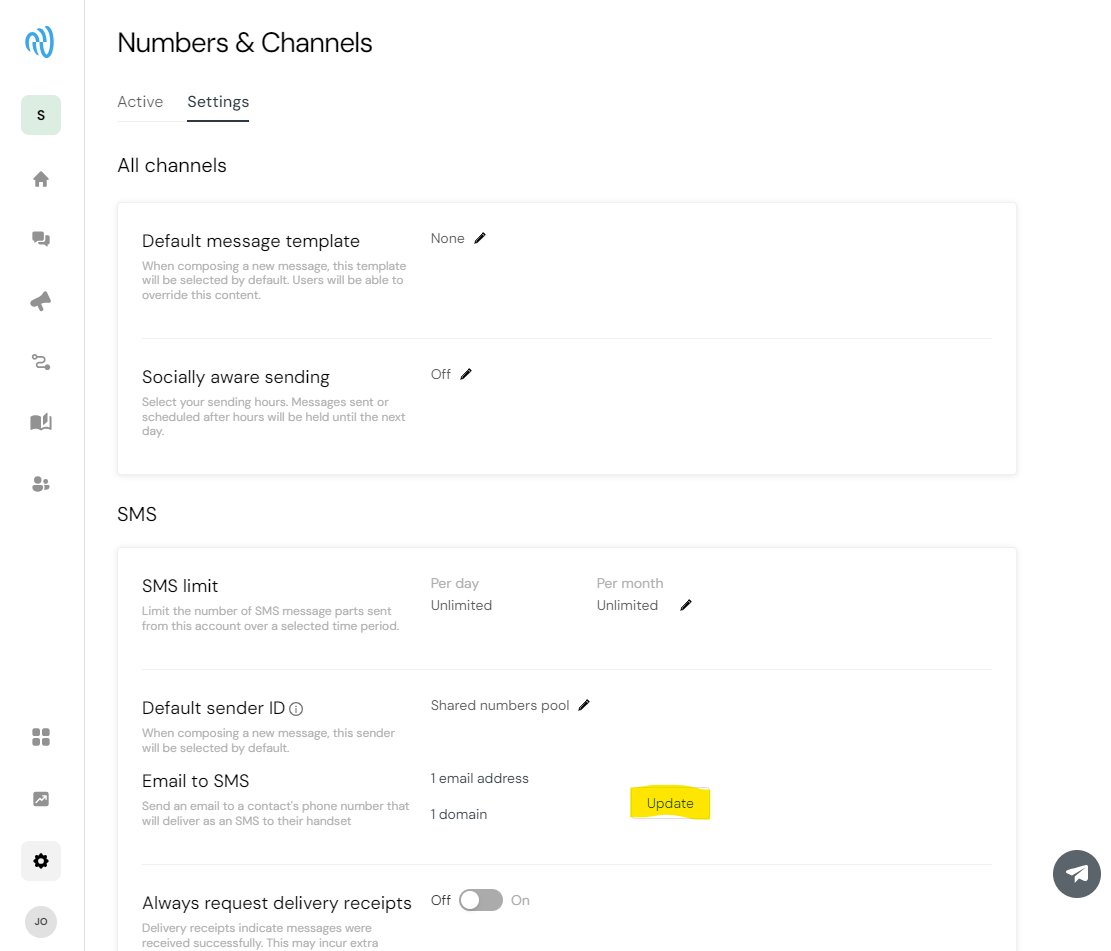 Synergetic SMS Service Gateway Administrator Guide