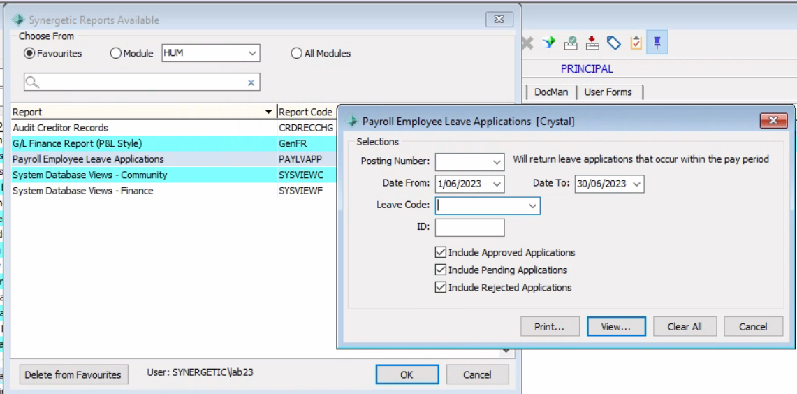 Online Leave Application