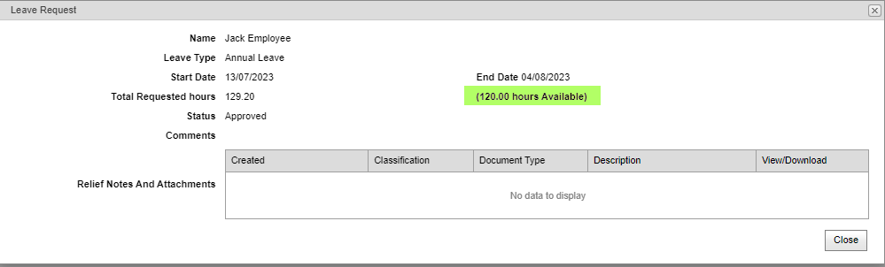 Online Leave Application