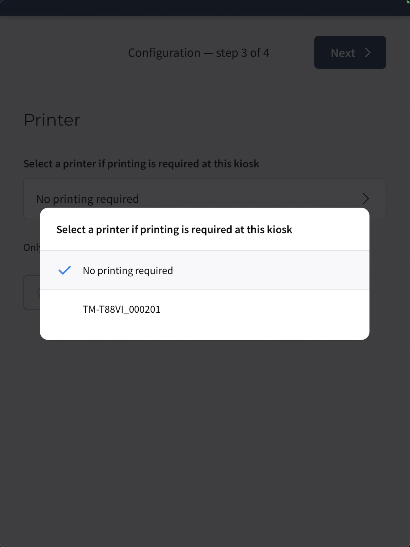 Configuring the Kiosk
