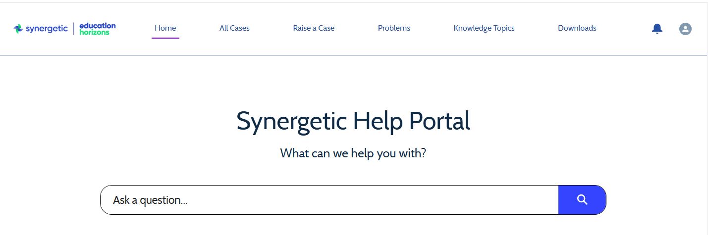 Synergetic Help Centre User manual